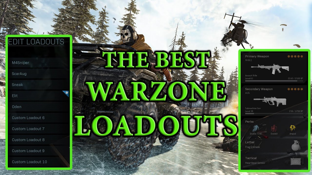 WARZONE Best LOADOUTS! MAX DAMAGE ENABLED!!! - YouTube