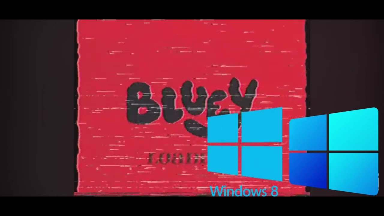 Bluey Console Killscreen But Windows 8 And Windows 10X Want To See That - YouTube