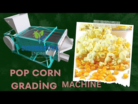 POP CORN GRADING SORTING MACHINE - YouTube