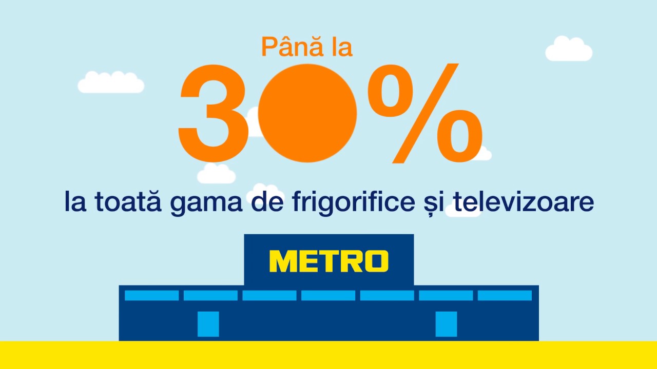METRO - REDUCERI 30% Frigorifice si Televizoare - 20-24.06.2017 - TV ...