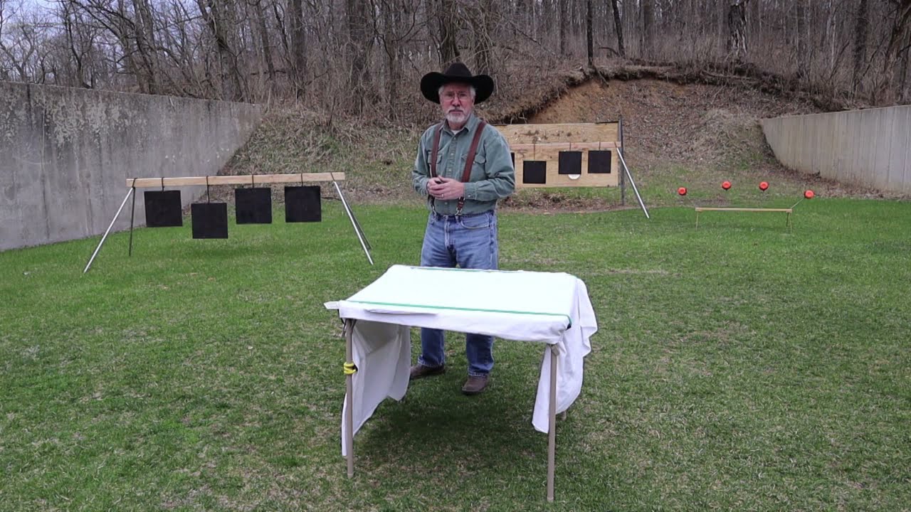 How to Build Your Own Cowboy Action Shooting Targets - YouTube