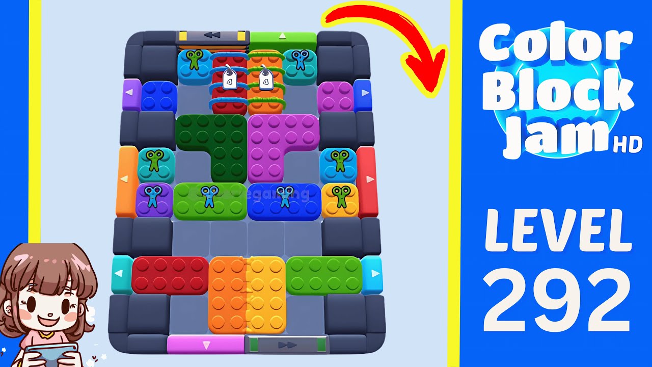 Color Block Jam Level 292 Solution Walkthrough - YouTube
