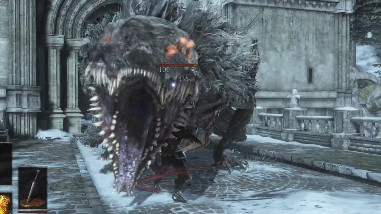 Dark Souls III: Pontiff's Right Eye Dog - YouTube