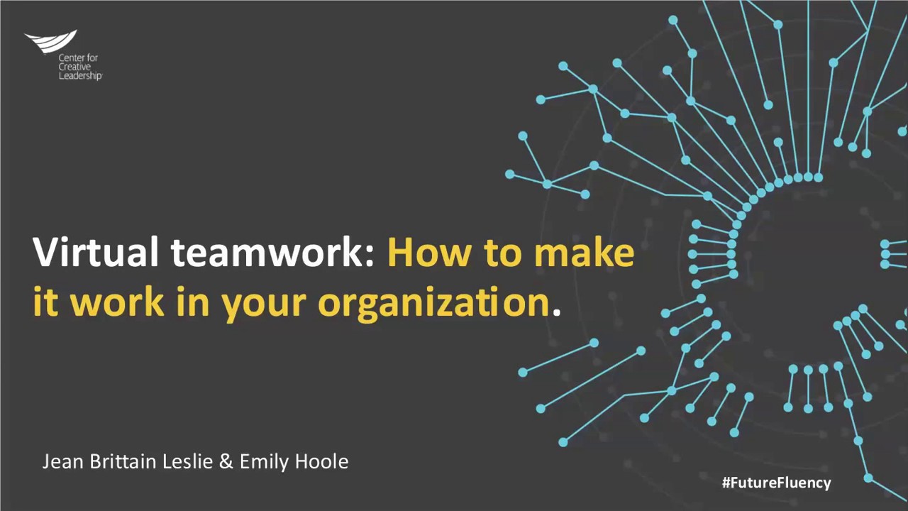 Virtual Teamwork: How to Make It Work for Your Organization - YouTube