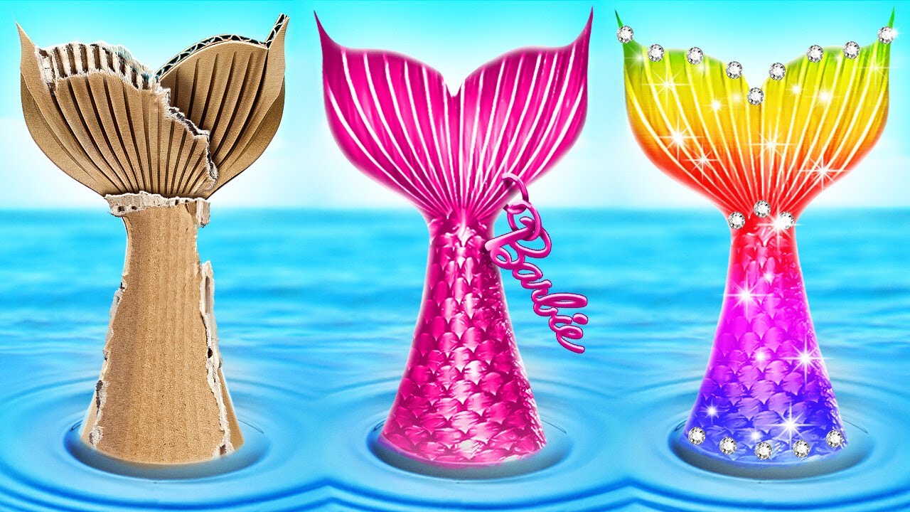 Rich vs Giga vs Poor Barbie Makeover! How To Transform Your Doll into a ...