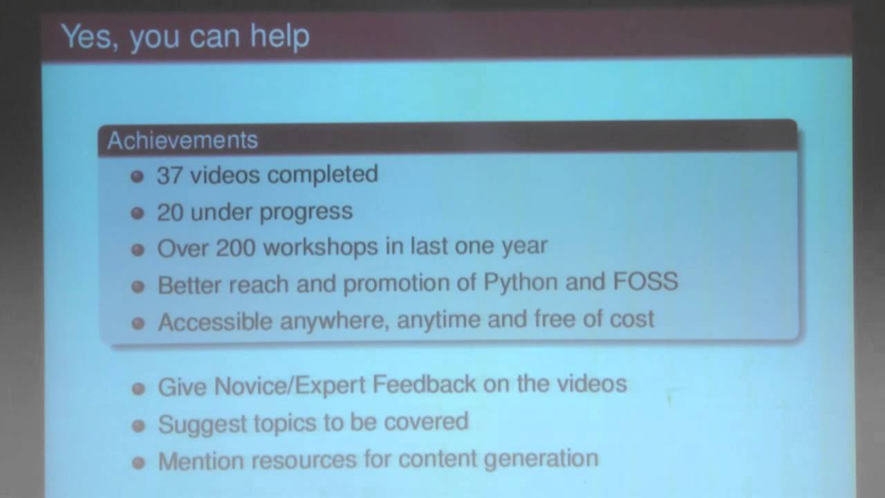 FOSSEE : Pythonizing the Indian Engineering Education - Primal Pappachan, Parth Buch - YouTube