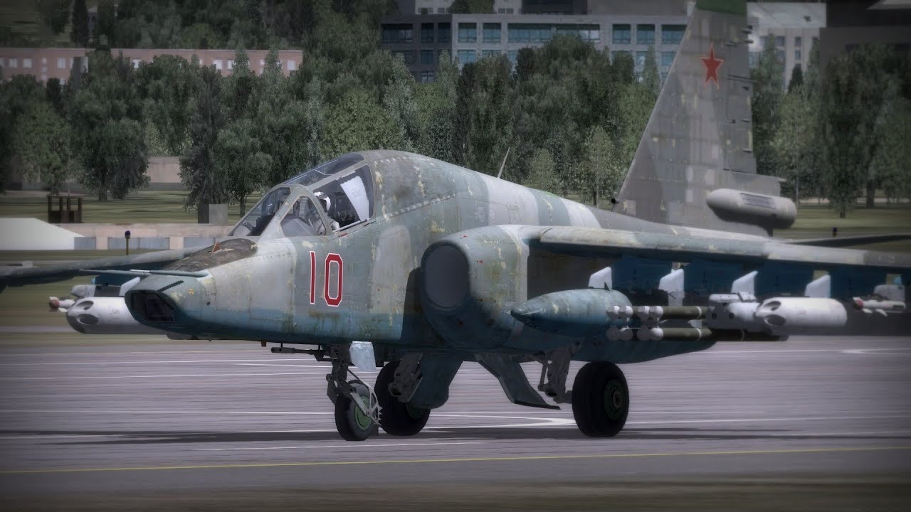 DCS Su-25T Flight - YouTube