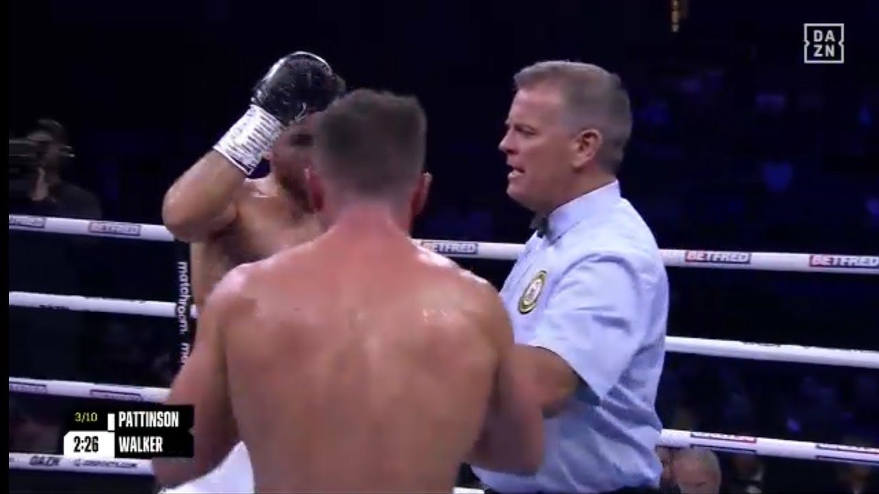 Conah Walker Knocks Down Cyrus Pattinson Again In The 3rd Round ...