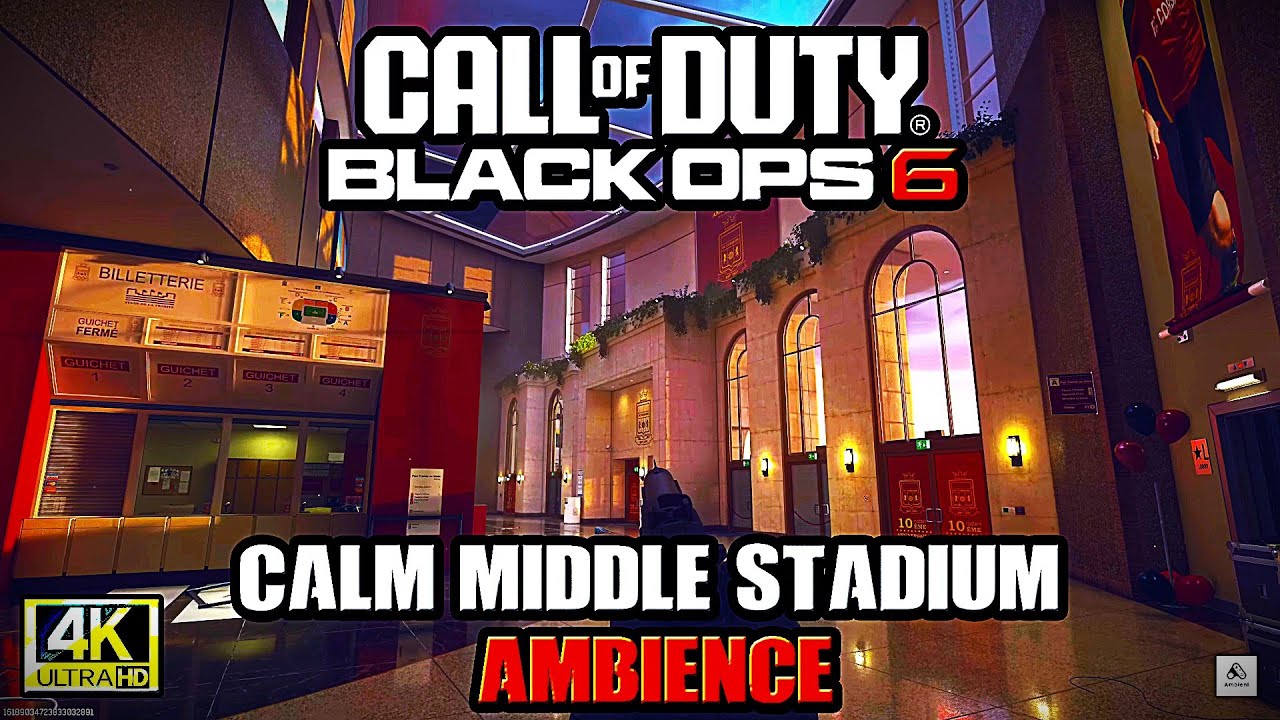 "Call of Duty Black Ops 6: Calm Middle Stadium Ambience Experience ...