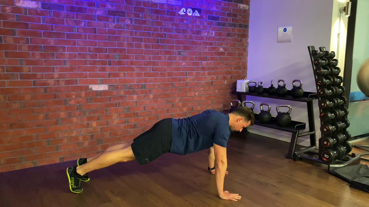Eccentric Push Up Into Kneeling Push Up - YouTube