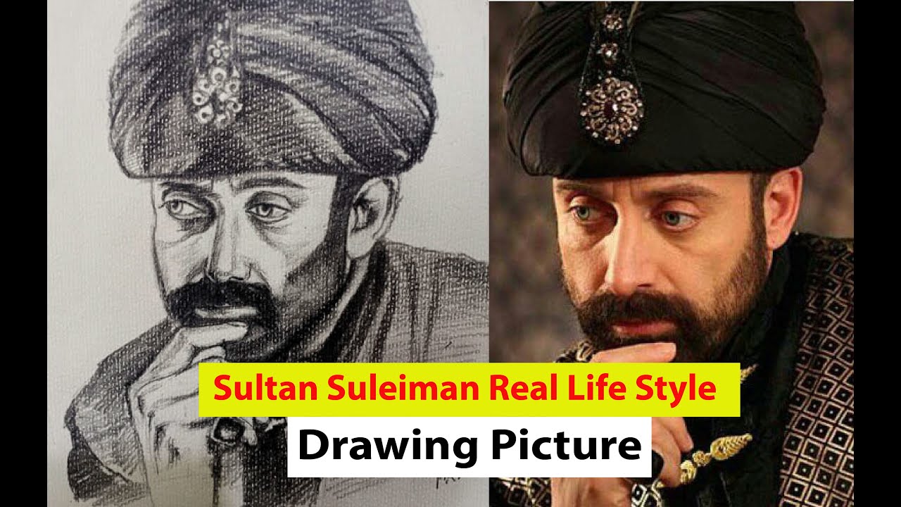 Sultan suleiman Real Life | Real Drawing picture | Sltan suleiman - YouTube