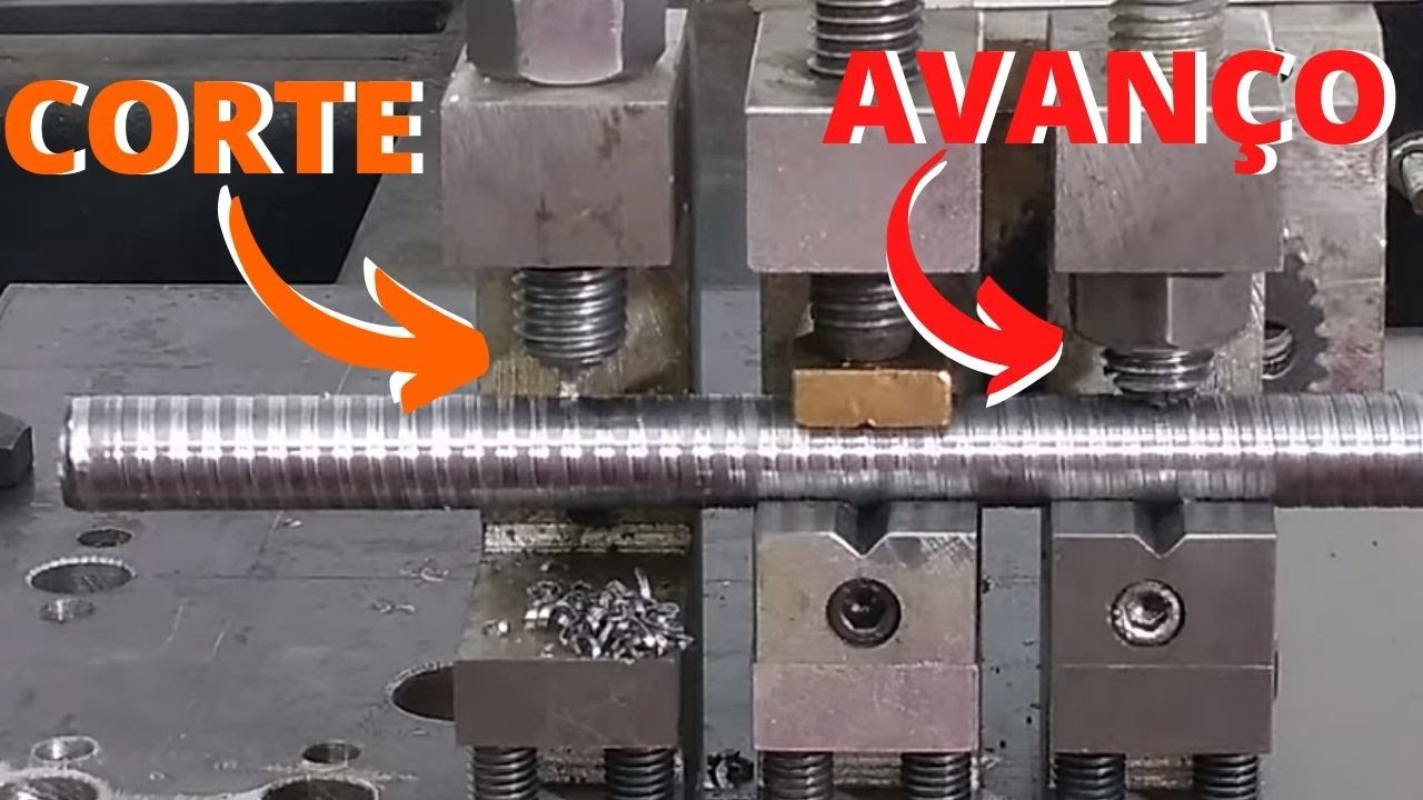 ROSCA DIREITA DE 4mm POR PASSE - E ROSCA ESQUERDA DE DUAS ENTRADAS ...