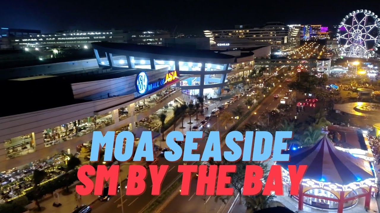 Mall of Asia - SM Seaside at Night - YouTube