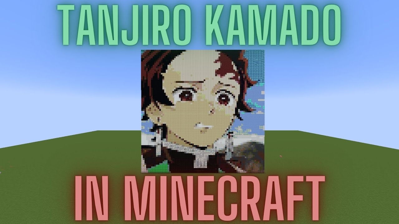 MINECRAFT, But I Built TANJIRO from DEMON SLAYER! - YouTube