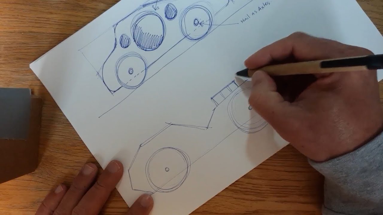 Toy Car Design Drawing Demo - YouTube