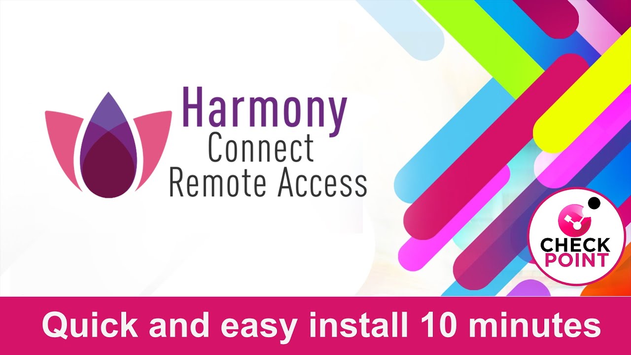 Harmony Connect Remote Access In 10 minutes (SASE) - YouTube