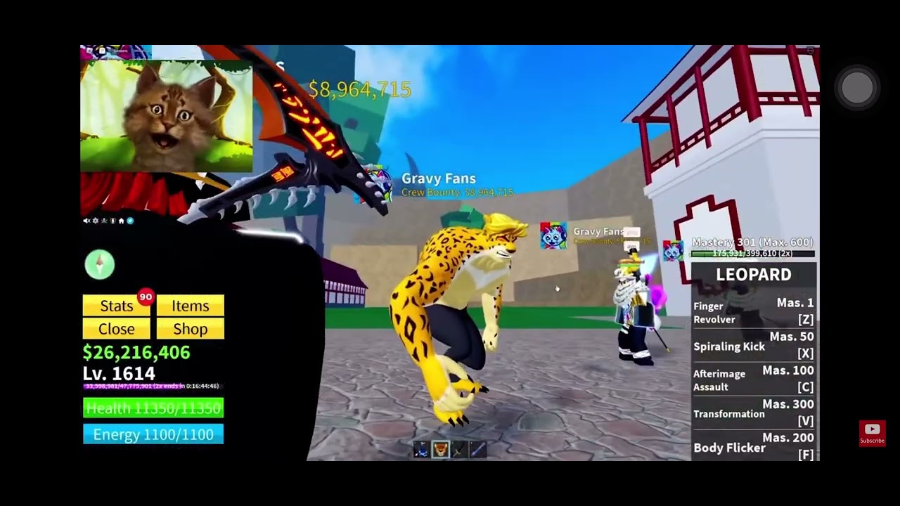 Leopard fruit bloxfruit - YouTube