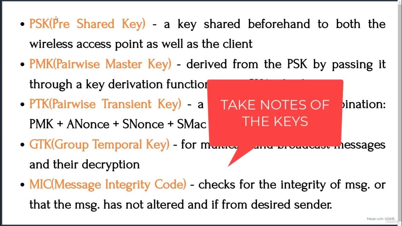 30. Keys of the 4-way Handshake || Mastering IT Networking Fundamental || Skilled Animator - YouTube