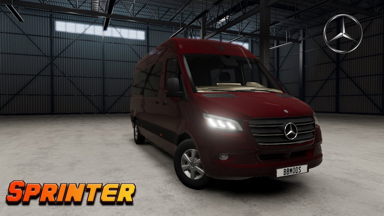 Mercedes-Benz Sprinter-BeamNG Drive(#1338) - YouTube