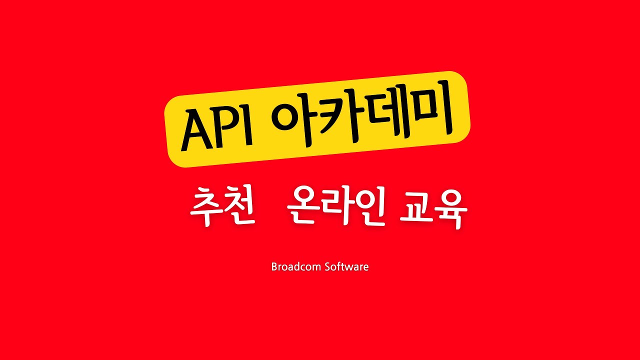Broadcom Software의 API Academy - YouTube