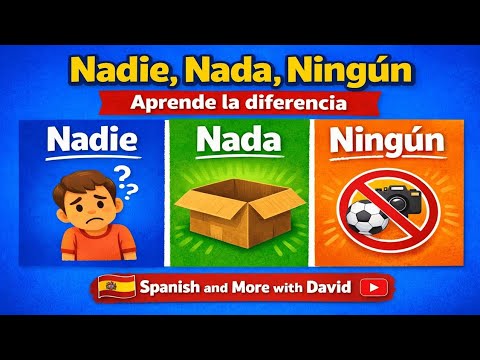 Nadie vs Nada vs Ningún | The Spanish Mistake Most Learners Make