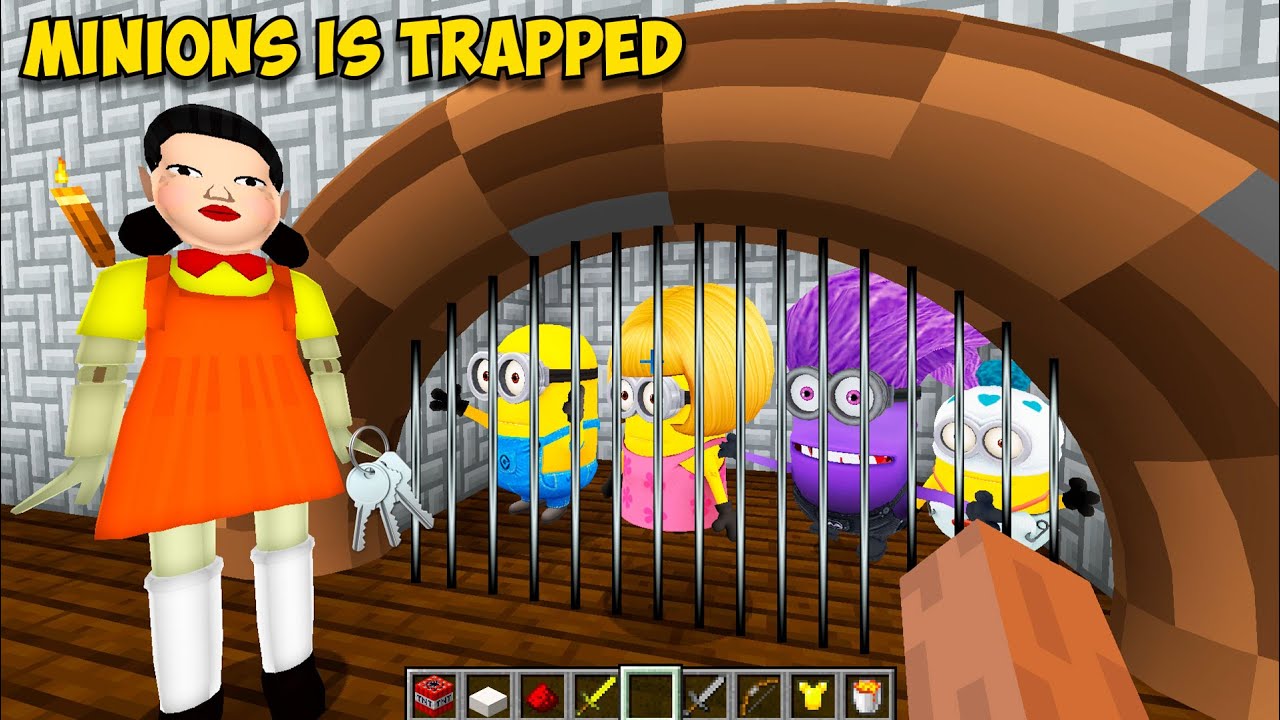 HOW MINIONS ESCAPED FROM DOLL's CAGE in MINECRAFT! - Gameplay Movie ...