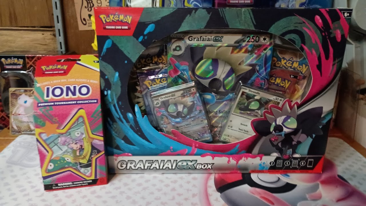 Iono collection box and Grafaiai ex Box Opening - YouTube