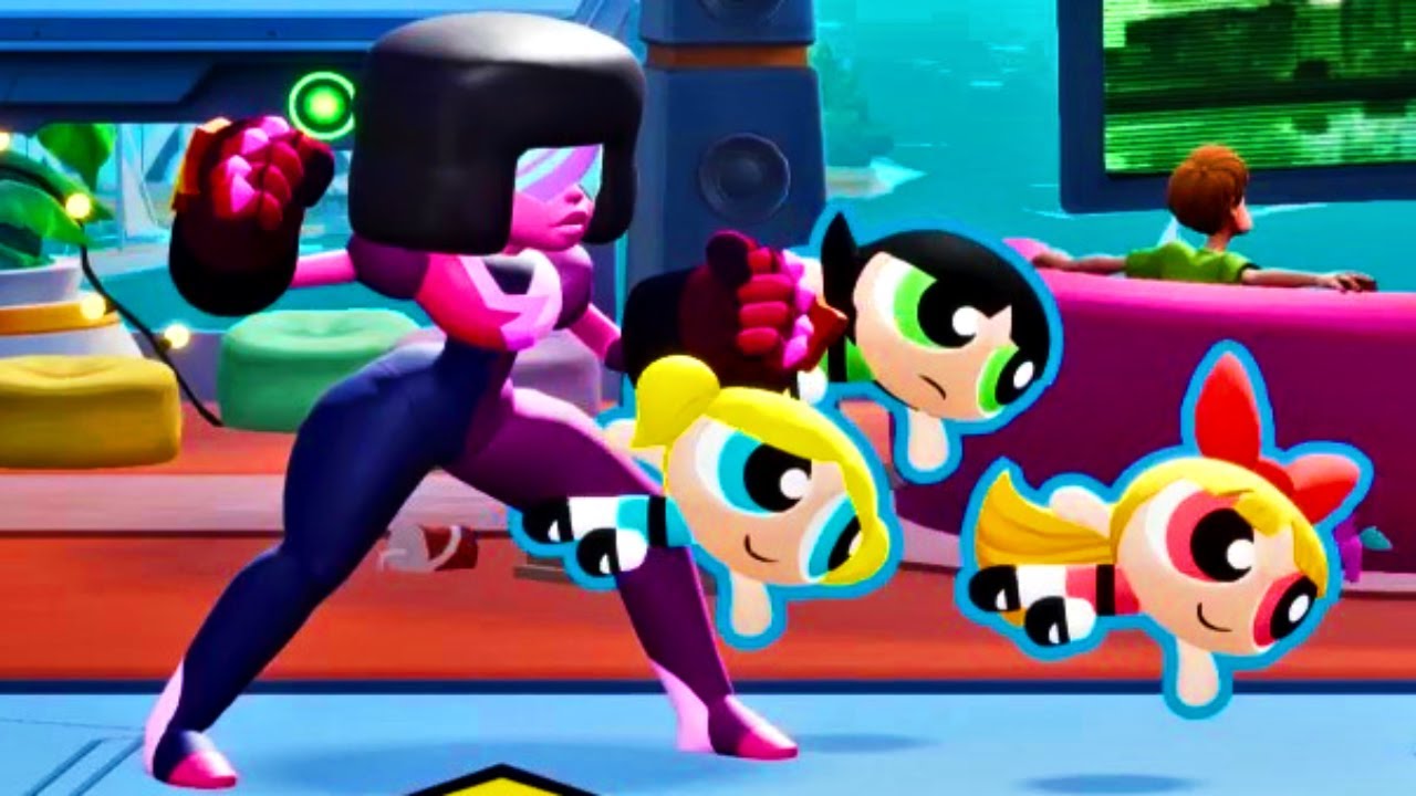 MultiVersus - Powerpuff Girls and Garnet Unique Interactions HD - YouTube