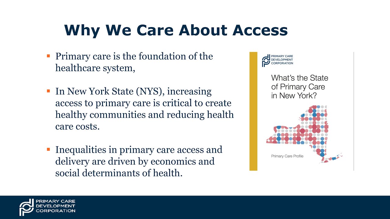 Primary Care Access and Opportunities in New York State - YouTube