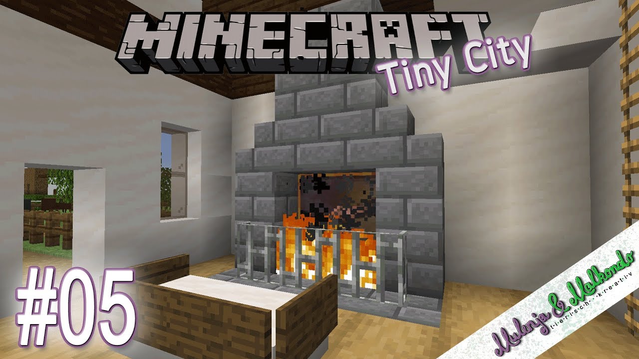 Minecraft Tiny City #05 - Riesiger Kamin im winzigem Haus | Minecraft 1 ...