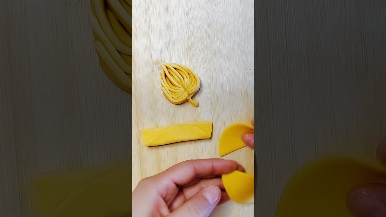 Creative Bread Dough Crafting (Handcraft Pasta Shape) #shorts - YouTube