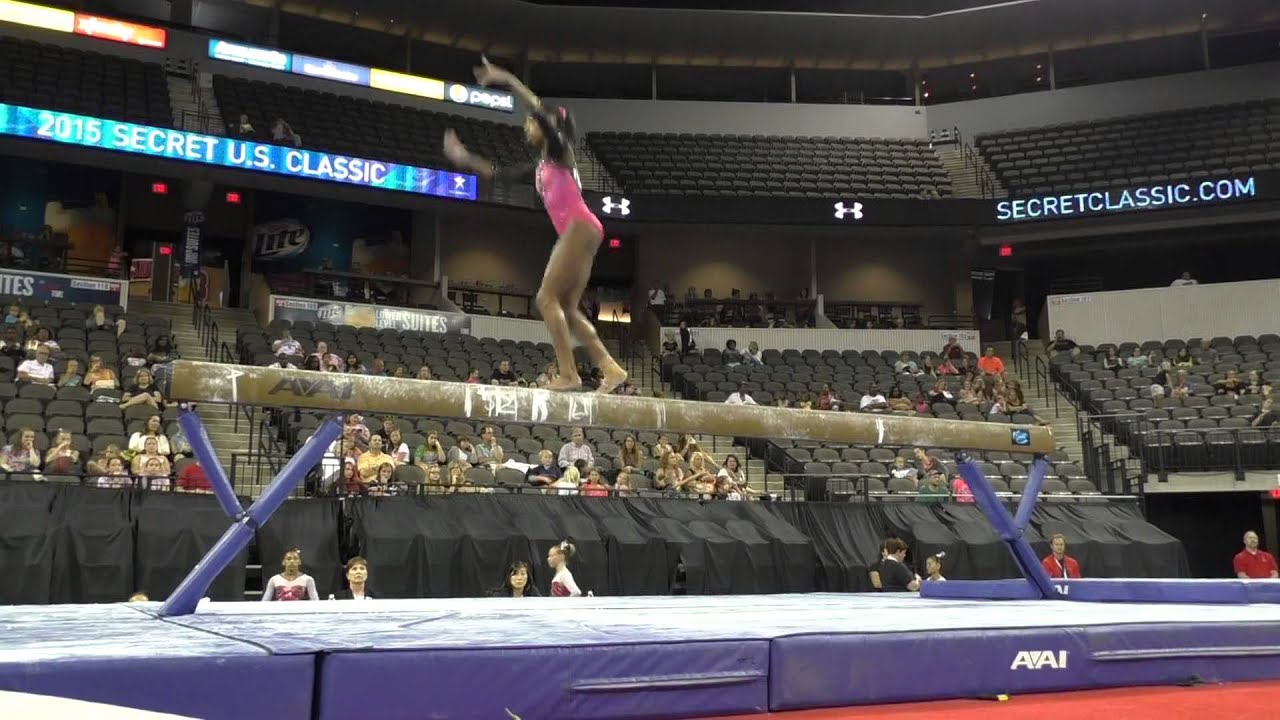 Shania Adams - Balance Beam – 2015 Secret U.S. Classic - YouTube