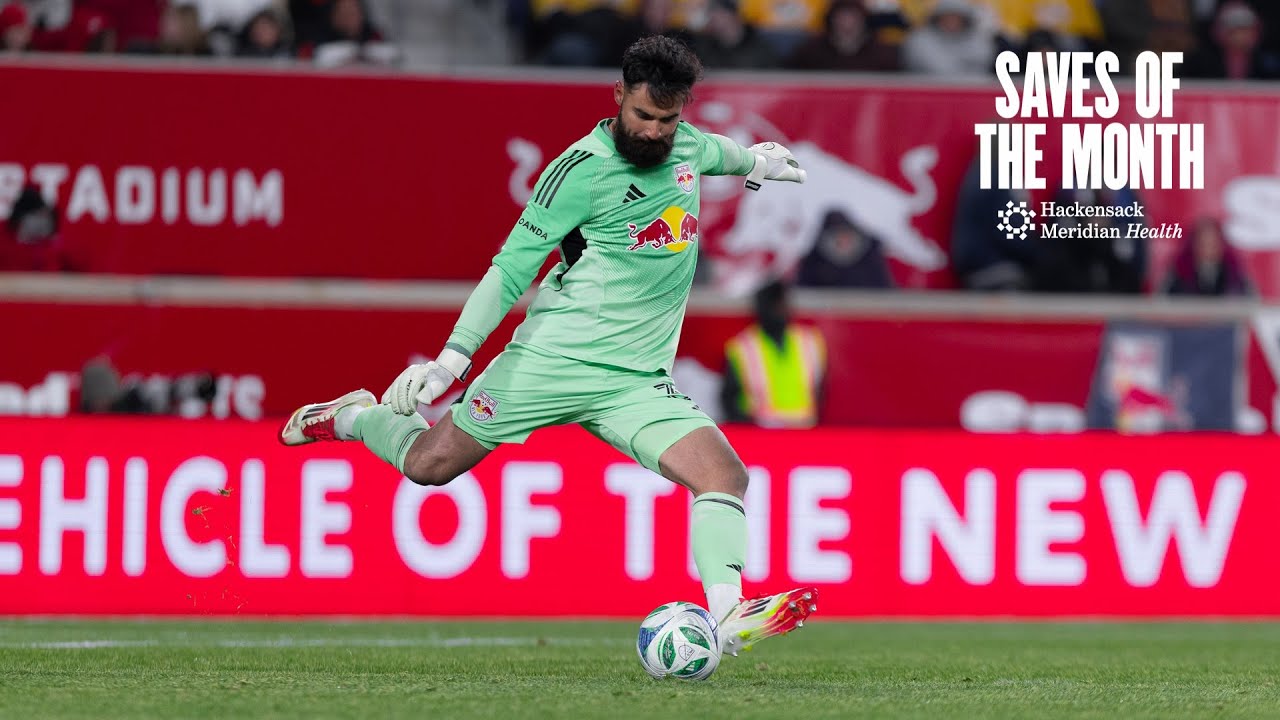 New York Red Bulls Saves of the Month | April 2025 | Carlos Coronel ...