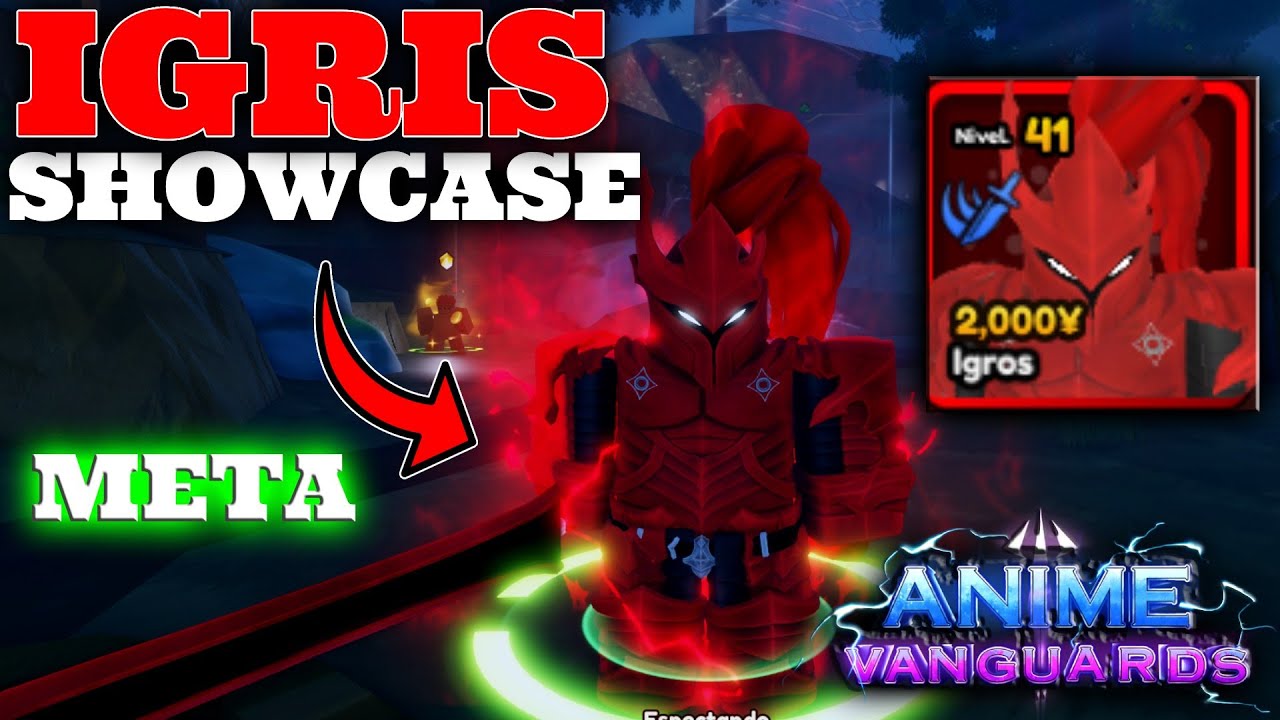 🚨IGRIS SHOWCASE EN ANIME VANGUARDS ROBLOX - YouTube