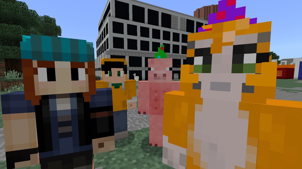 Minecraft - Newspaper Place (575) - YouTube