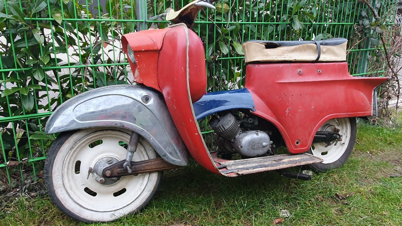 Gritzner KTM Ponny I mit ILO TS 50 Motor / Scheunenfund - YouTube