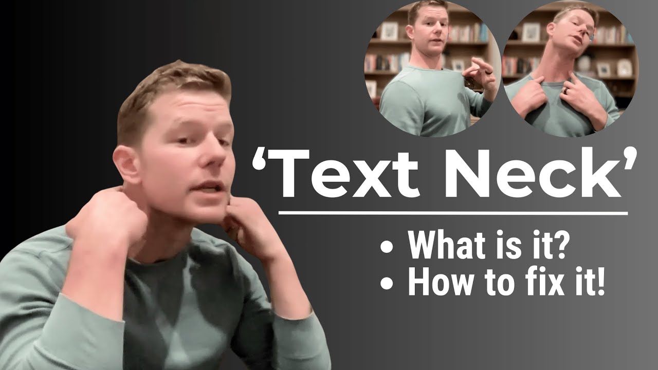 Text Neck | Here's What It Is & How to Fix It! - YouTube