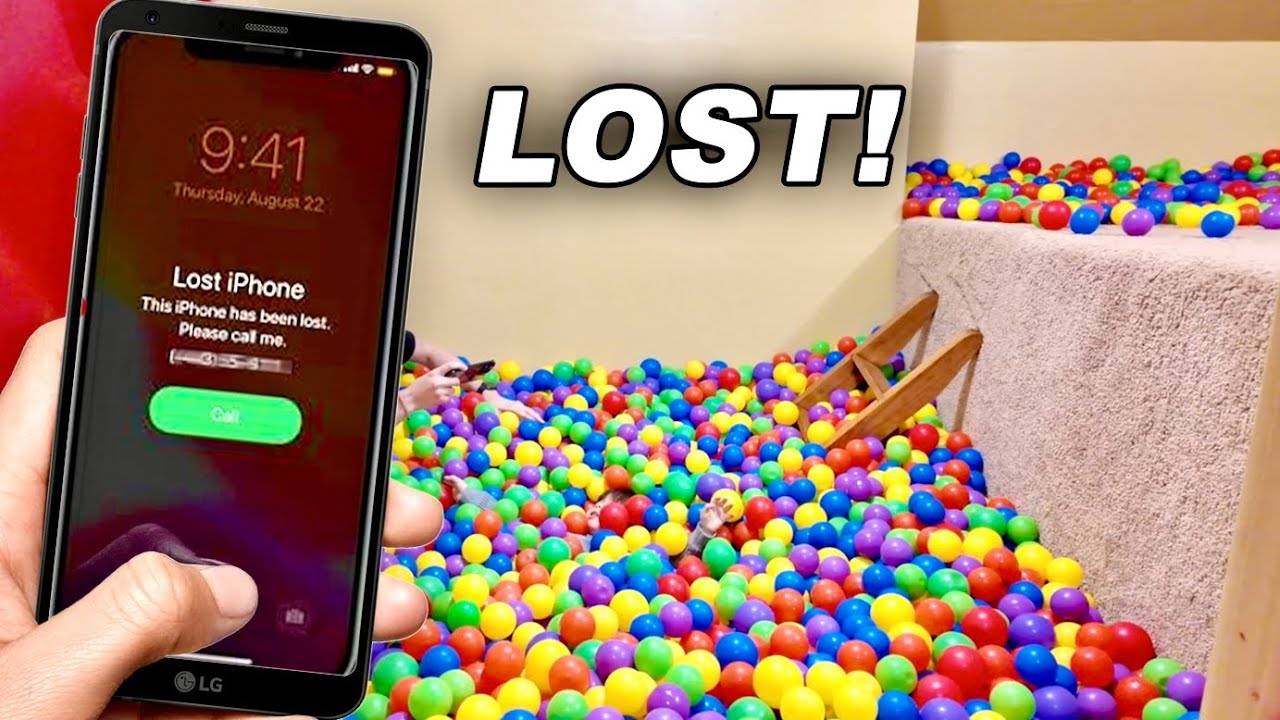 Lost Cell Phone In Ball PIT! - YouTube