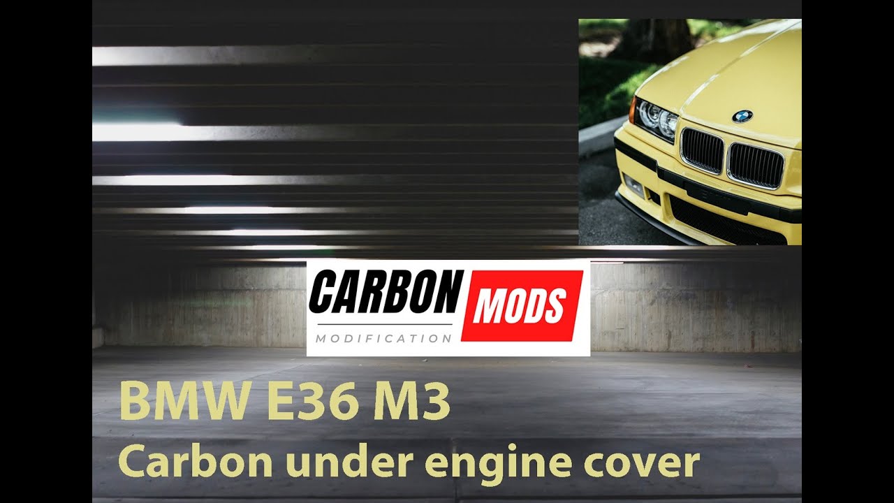 How I Made Carbon Fibre Under Engine Cover for my Turbocharged E36 M3 ...