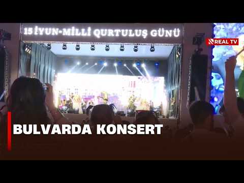 Bulvarda konsert - Milli Qurtuluş Günü qeyd edilir