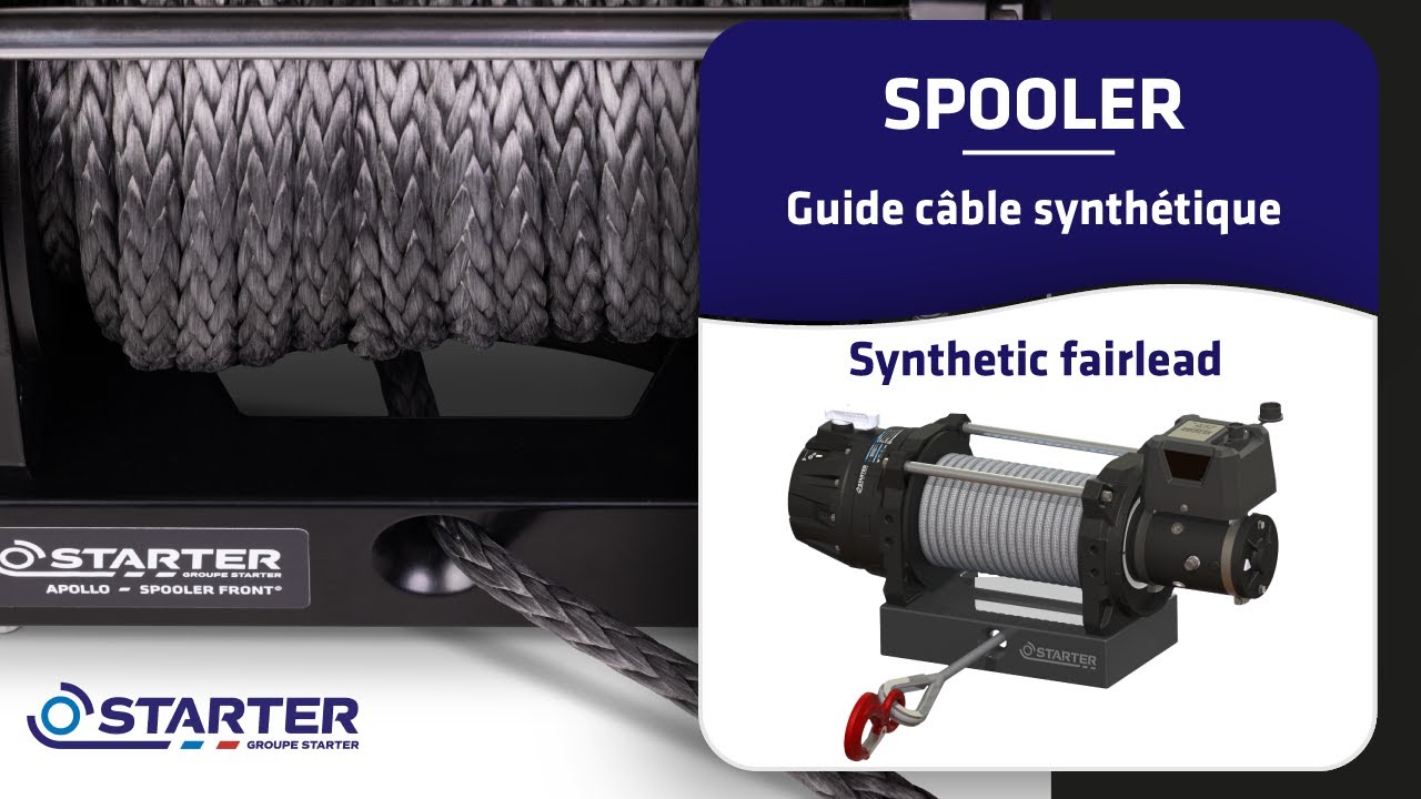[STARTER] - Spooler : Fairlead for synthetic rope | Guide câble écubier ...