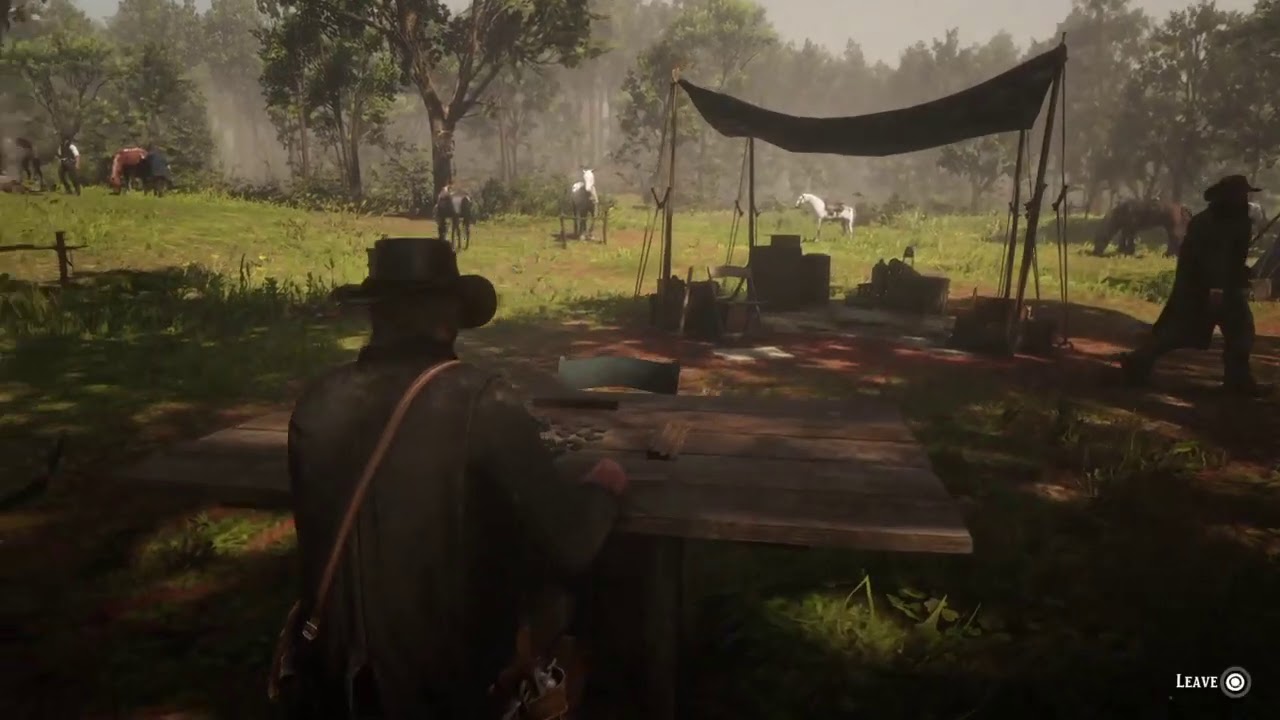 RDR2: Hosea REALLY wants to play dominoes - YouTube