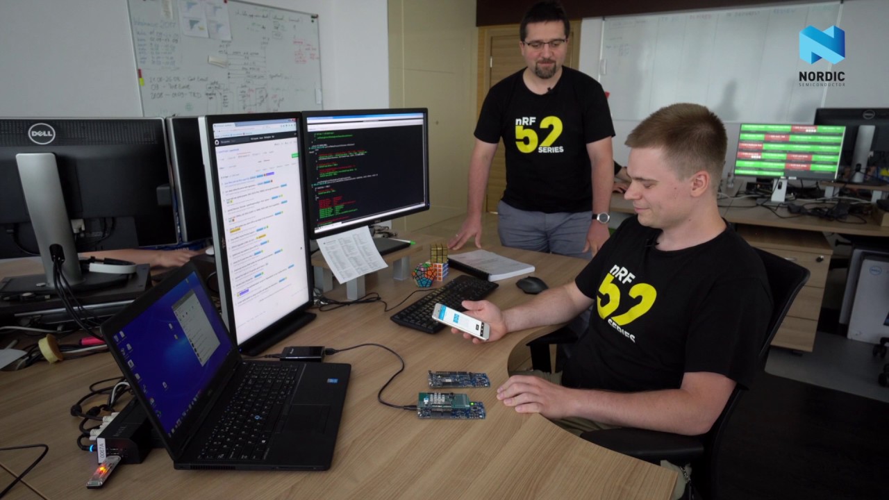 nRF5 SDK for Thread: Thread/Bluetooth Low Energy multiprotocol demo - YouTube