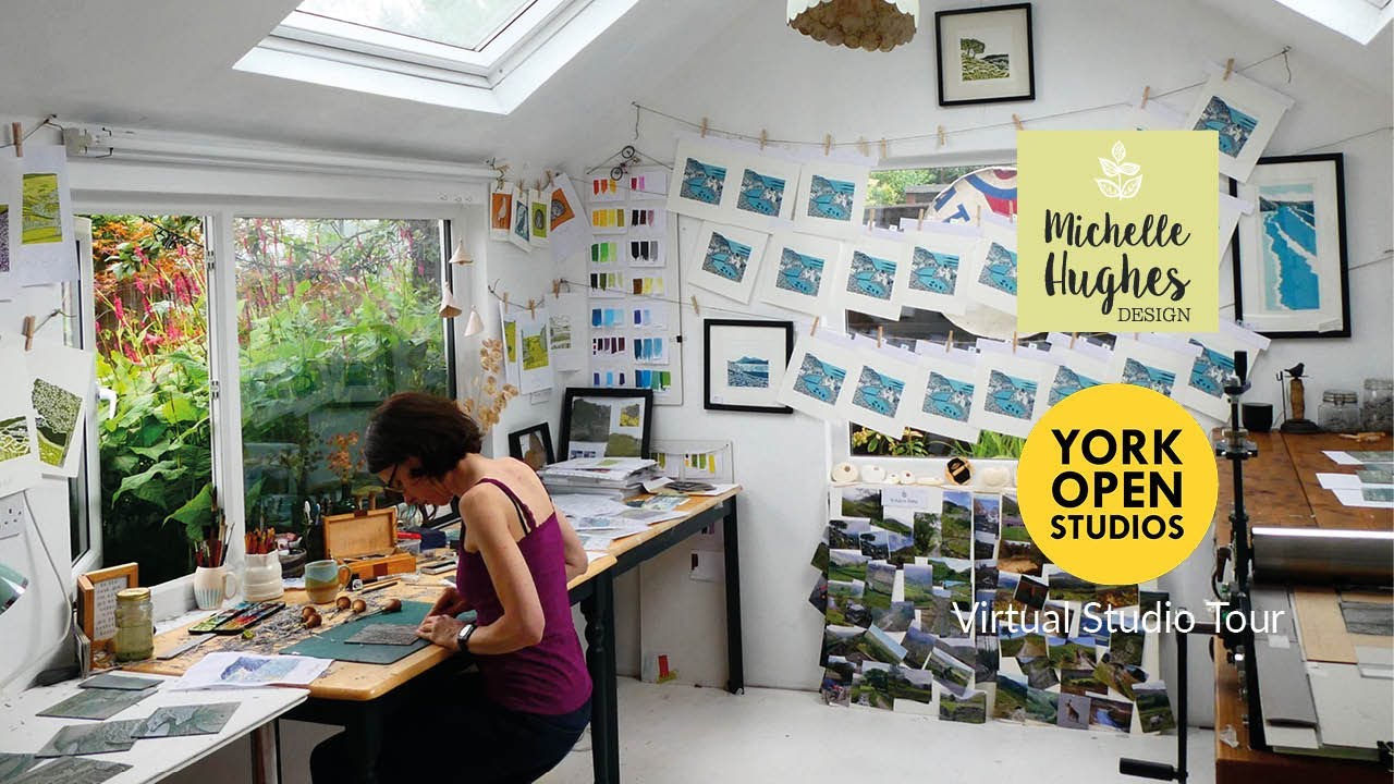 York Open Studios 2020 - Michelle Hughes Studio Tour - YouTube