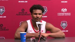 Jamal Mashburn Jr. Postgame - UNM vs. Southern Utah 11/7/2022 by @New ...