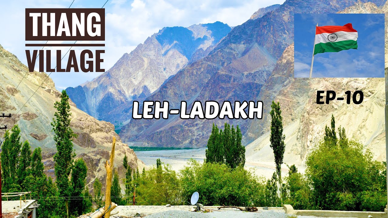 Thang Village near LOC, on North and East Border India,Leh,Ladakh - YouTube