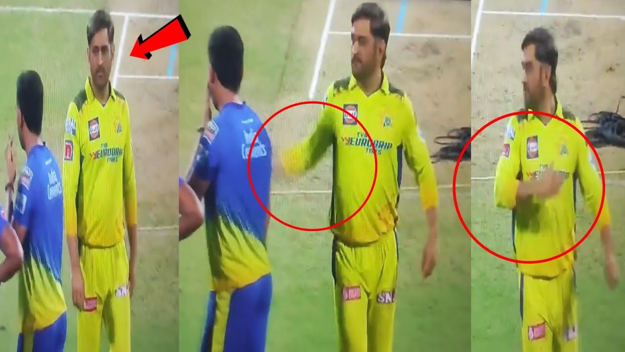 Angry MS Dhoni Attempts To Slap Deepak Chahar on head after toss | CSK ...