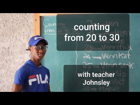 🔴Learn Haitian Creole lesson 8: Numbers in creole / Counting from 20 to ...