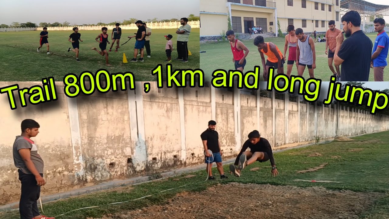 RUNNING TRAIL || 800M ,1KM AND jump - YouTube