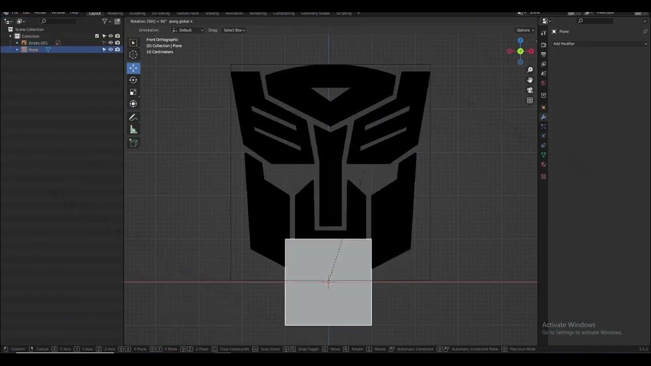 Logo Modeling | 3D Blender Tutorials | part 1 - YouTube
